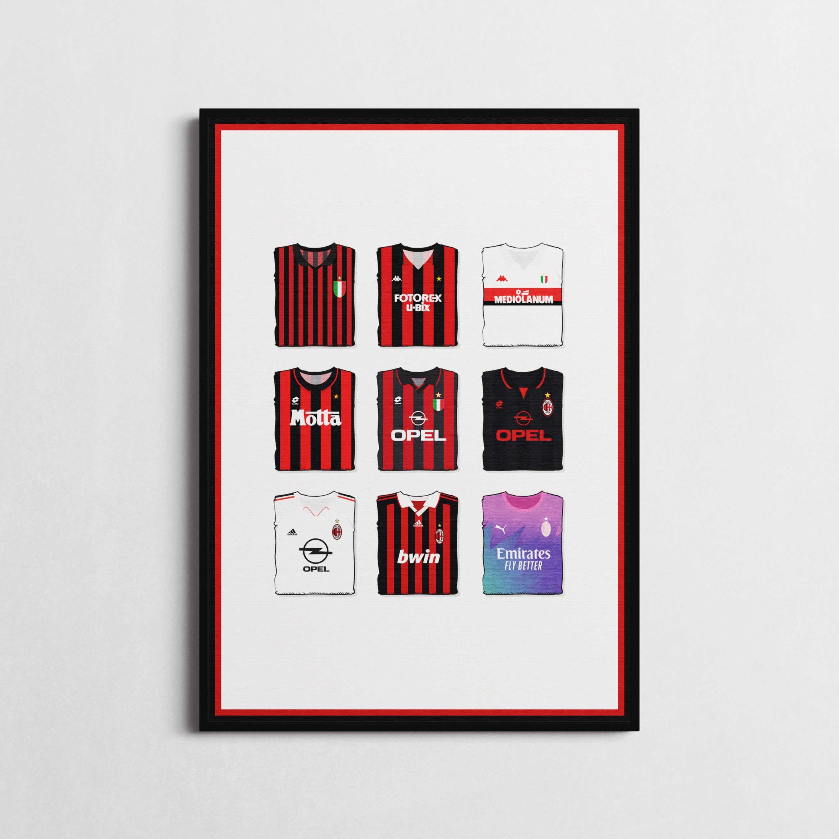 AC Milan Collection Heavyweight Art Print – Mystery Shirt in a Box